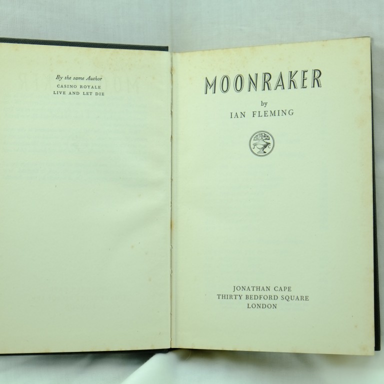 Moonraker by Ian Fleming - Rare and Antique Books