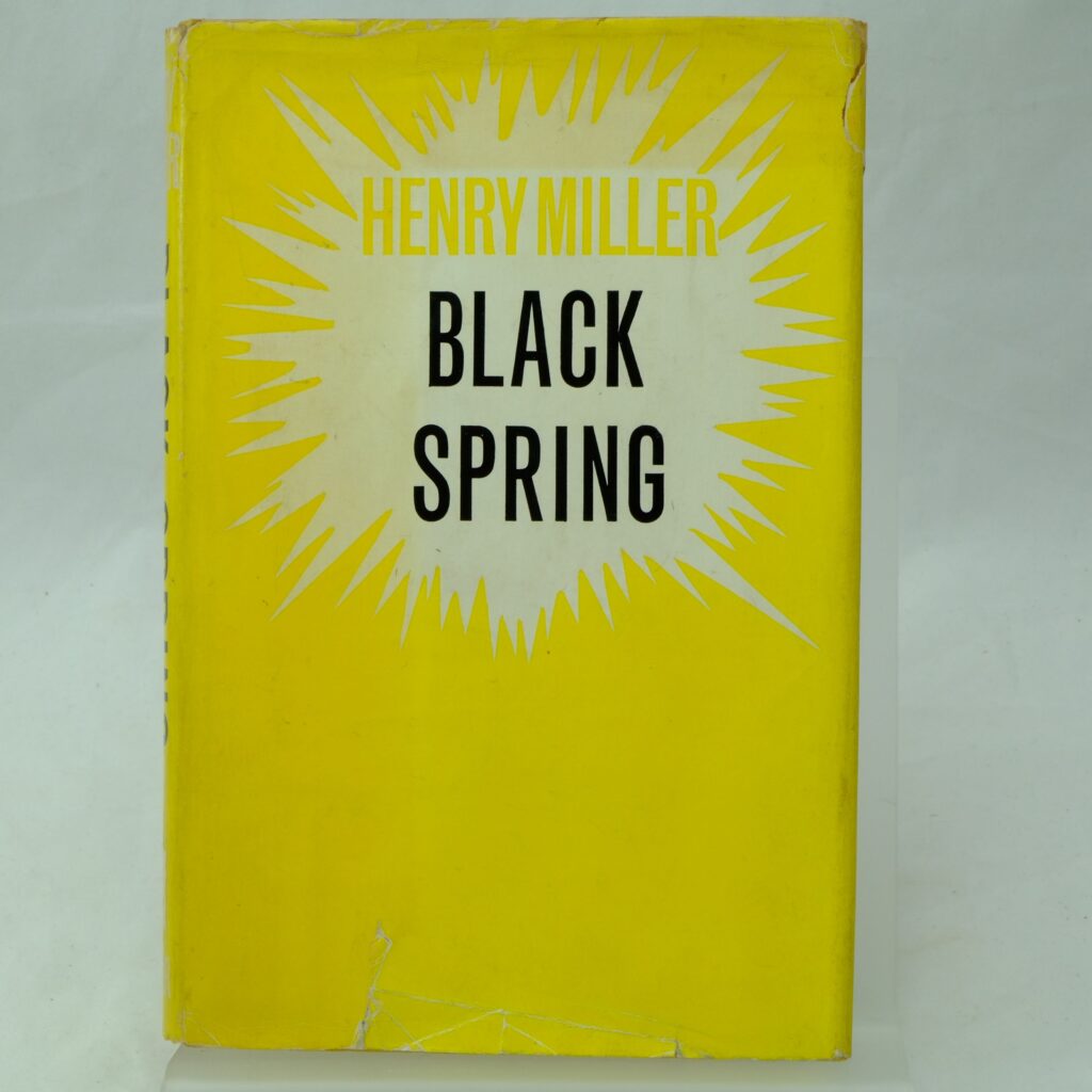 Black Spring by Henry Miller - Rare and Antique Books