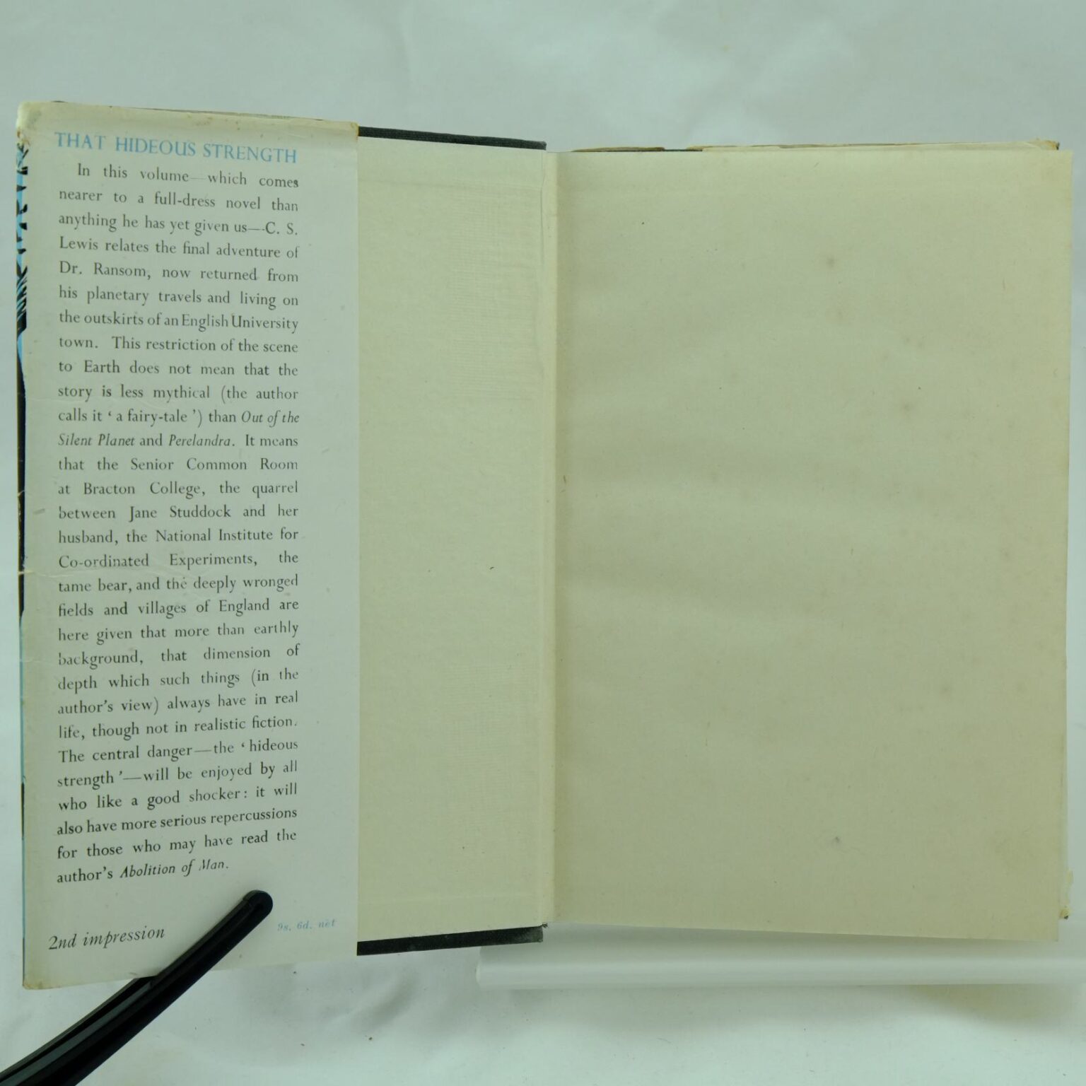 That Hideous Strength by C. S. Lewis - Rare and Antique Books