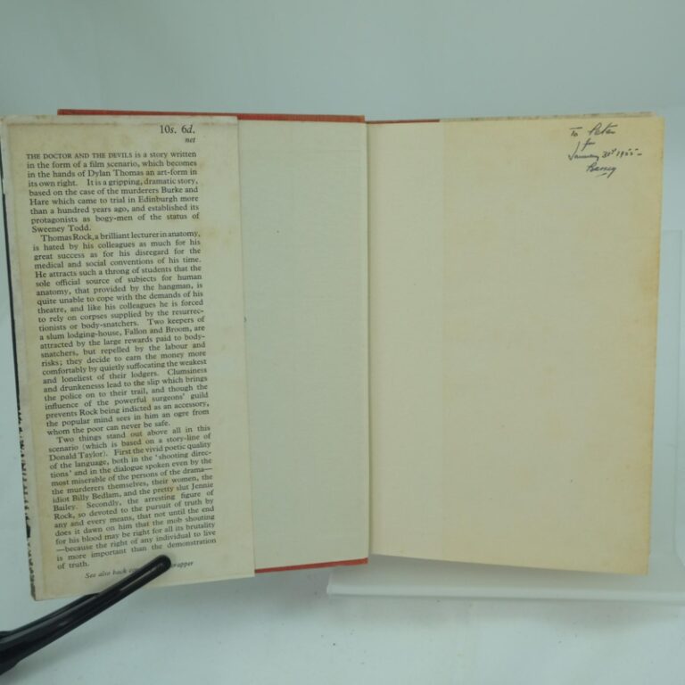 The Doctor and the Devils by Dylan Thomas - Rare and Antique Books