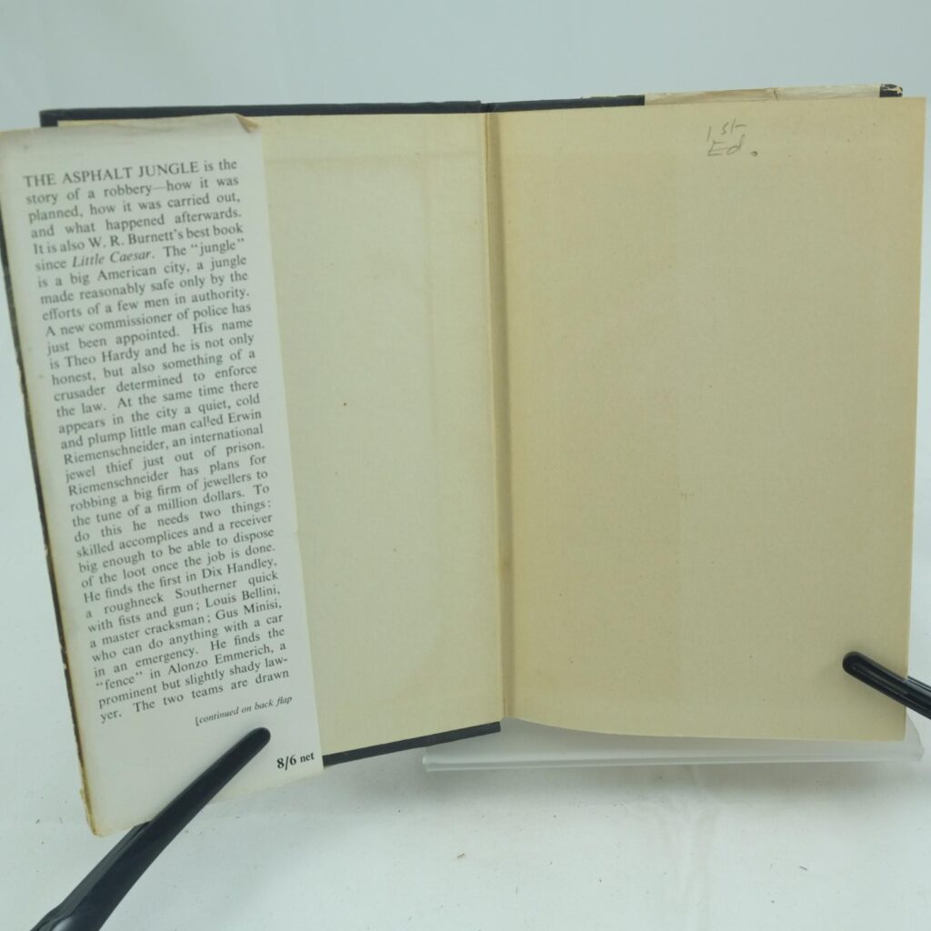 The Asphalt Jungle by W. R. Burnett - Rare and Antique Books