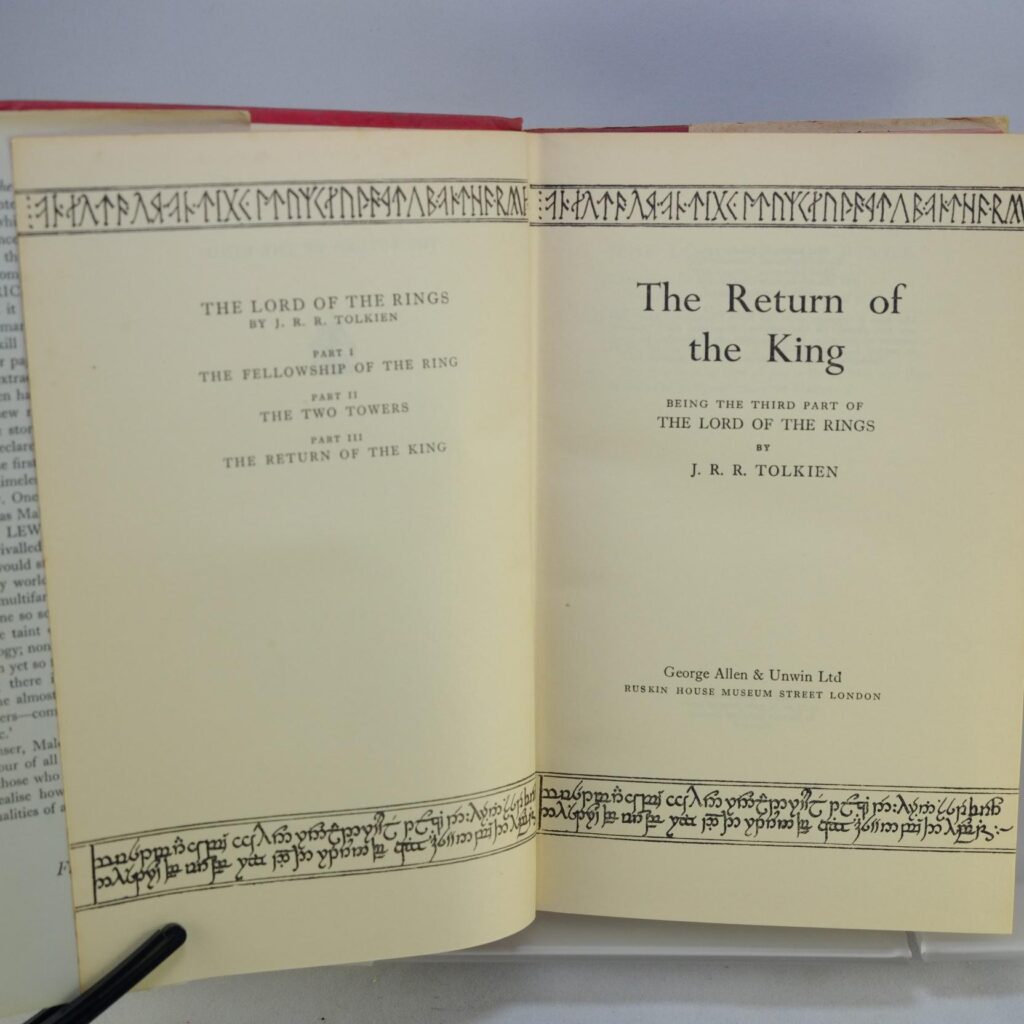 Lord of the Rings Set by J. R. R. Tolkien - Rare and Antique Books