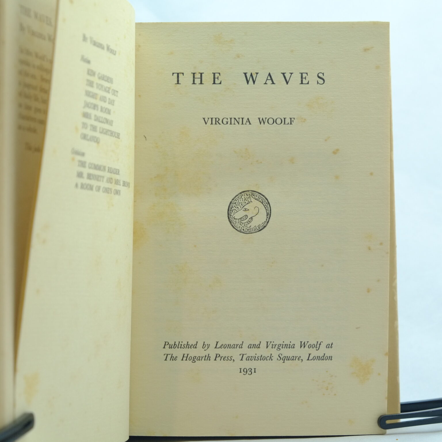 Virginia Woolf - Rare & First Editions | Archives - Rare and Antique Books